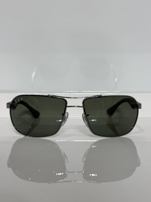 Ray Ban 3492 004/58 Gunmetal Polarized Men’s Wraparound Sunglasses 62mm ...