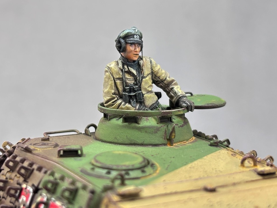 Pro Built German Panther G tank 1/35 scale Takom brand model - WW II ...