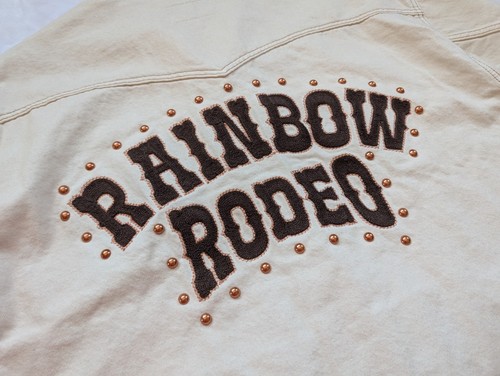 Levi's Pride Embroidered Studded Rainbow Rodeo Western Trucker Jacket ...