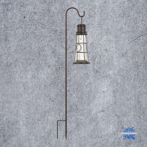 37" Landscape Solar LED Light Antique Bronze Hanging Lighthouse Color ...