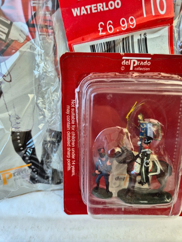 ISSUE 116 DEL PRADO RELIVE WATERLOO SET OF 2 PAINTED LEAD SOLDIERS ...