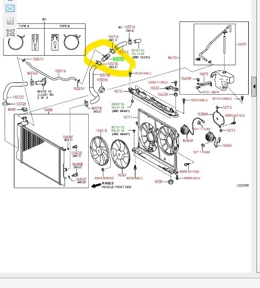 09-13 COROLLA 09-13 MATRIX XRS 2.4L 3 WAY COOLANT PIPE CONNECTOR 16577 ...