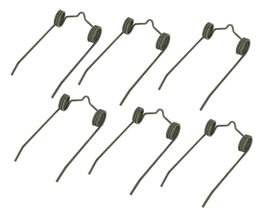 Set of 6 Agri-Fab dethatcher tine spring teeth 43783 (8" OAL 3/16 wire ...