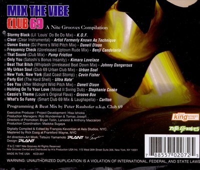 CLUB 69 MIX THE VIBE NEW CD 788557020725| eBay