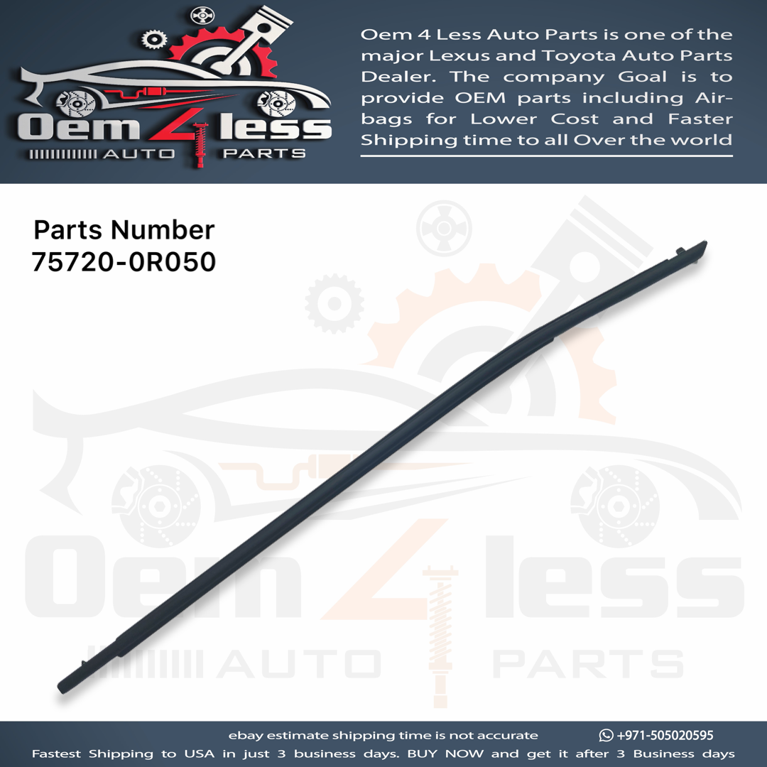 Toyota RAV4 Front Left Door Belt Molding 2019, 2020, 2021, 2022 OEM ...