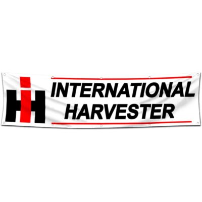 Banner International Harvester Farmall Ih Vinyl Sign Logo Mccormick ...