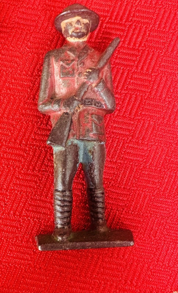 Early Barclay Lead Toy Soldiers, Airplane, Car, Chief, Cannon 1930s 19 ...
