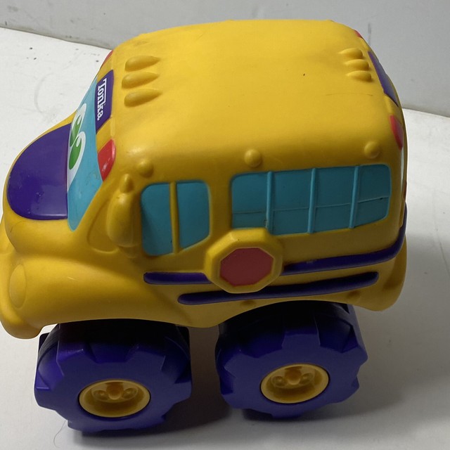 2002 Vintage Hasbro Playskool - Big Tonka School Bus Soft Rubber Sounds ...