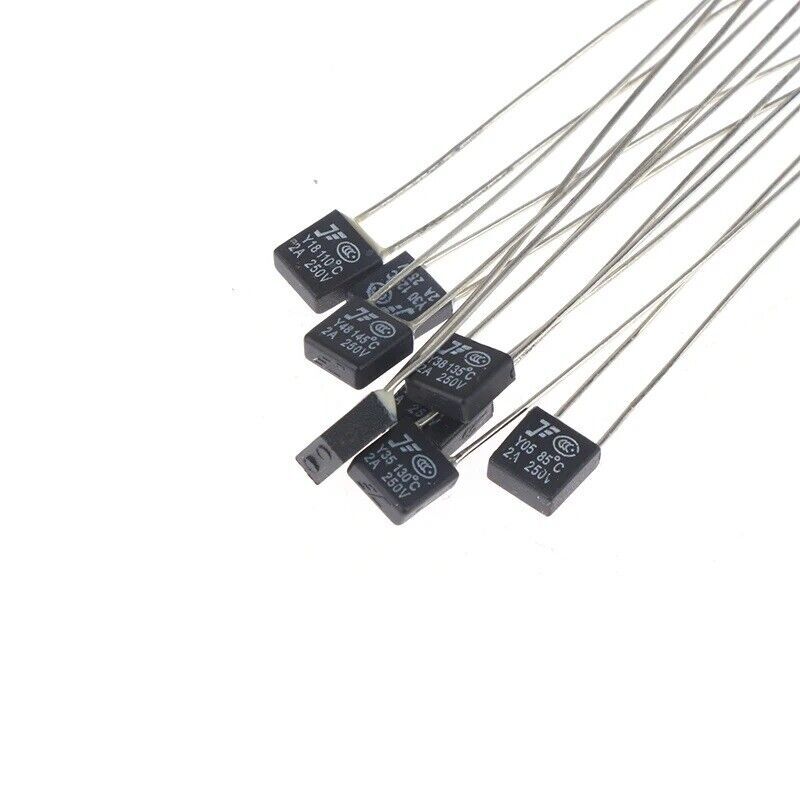 New Degree Thermal Fuse RH Temperature 2A Fuse 250V Fan Motor °C 92 to ...