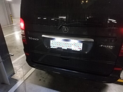 2PCS Canbus LED License Plate lights for Benz W639 Vito Viano W906 ...