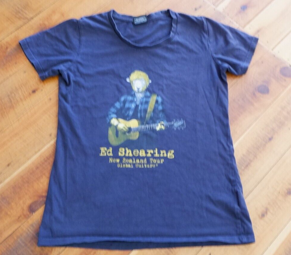 Ed Sheeran -Ed Shearing NZ Tour T-Shirt Size M | eBay
