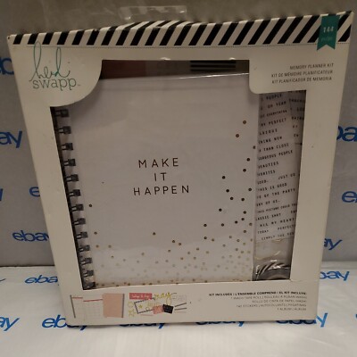American Crafts Heidi Swapp Make It Happen Memory Planner Album Binder ...