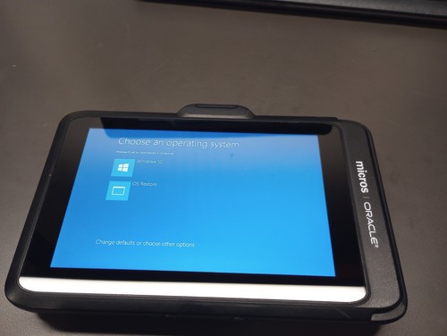 Unused Micros Oracle DT317CR Mobile POS Tablet 7350426 Win 10 1.44ghz ...