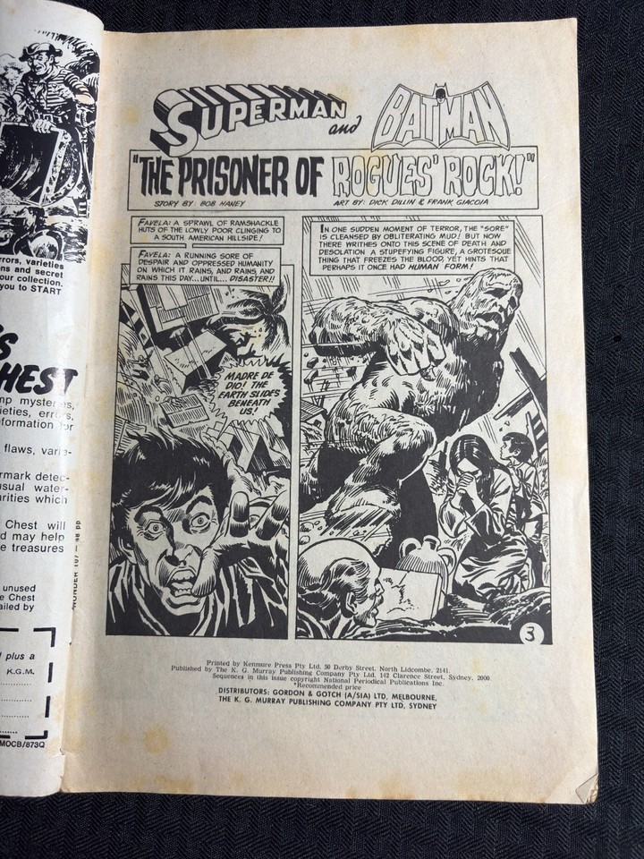 AUSTRALIAN WONDER COMIC MONTHLY Planet Comics #107 GD+ 2.5 Batman ...