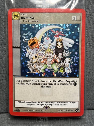 6 Sealed MetaZoo Spellbook Promo Nightfall Seance Native Cryptid 2nd ...