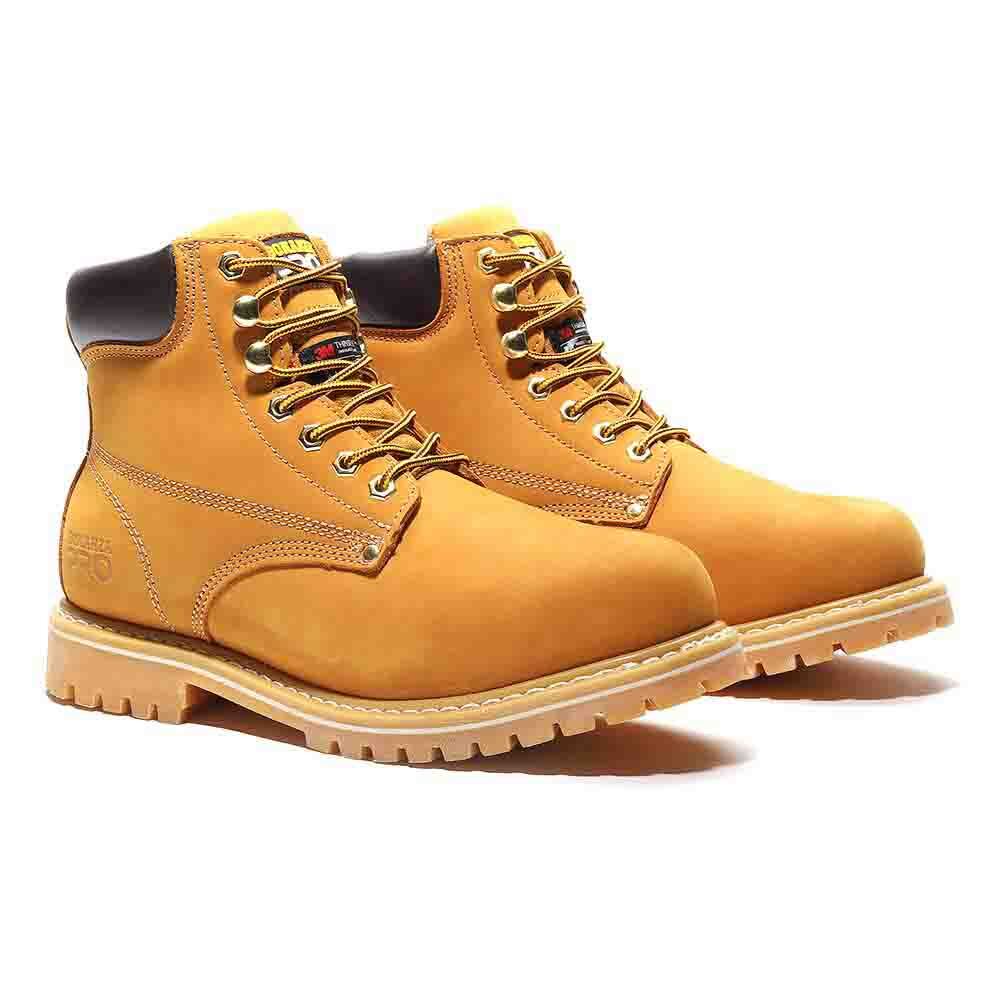 Bonanza Forester Pro 6" 3M™ Insulated Tan Nubuck Leather Mens Work Boot ...