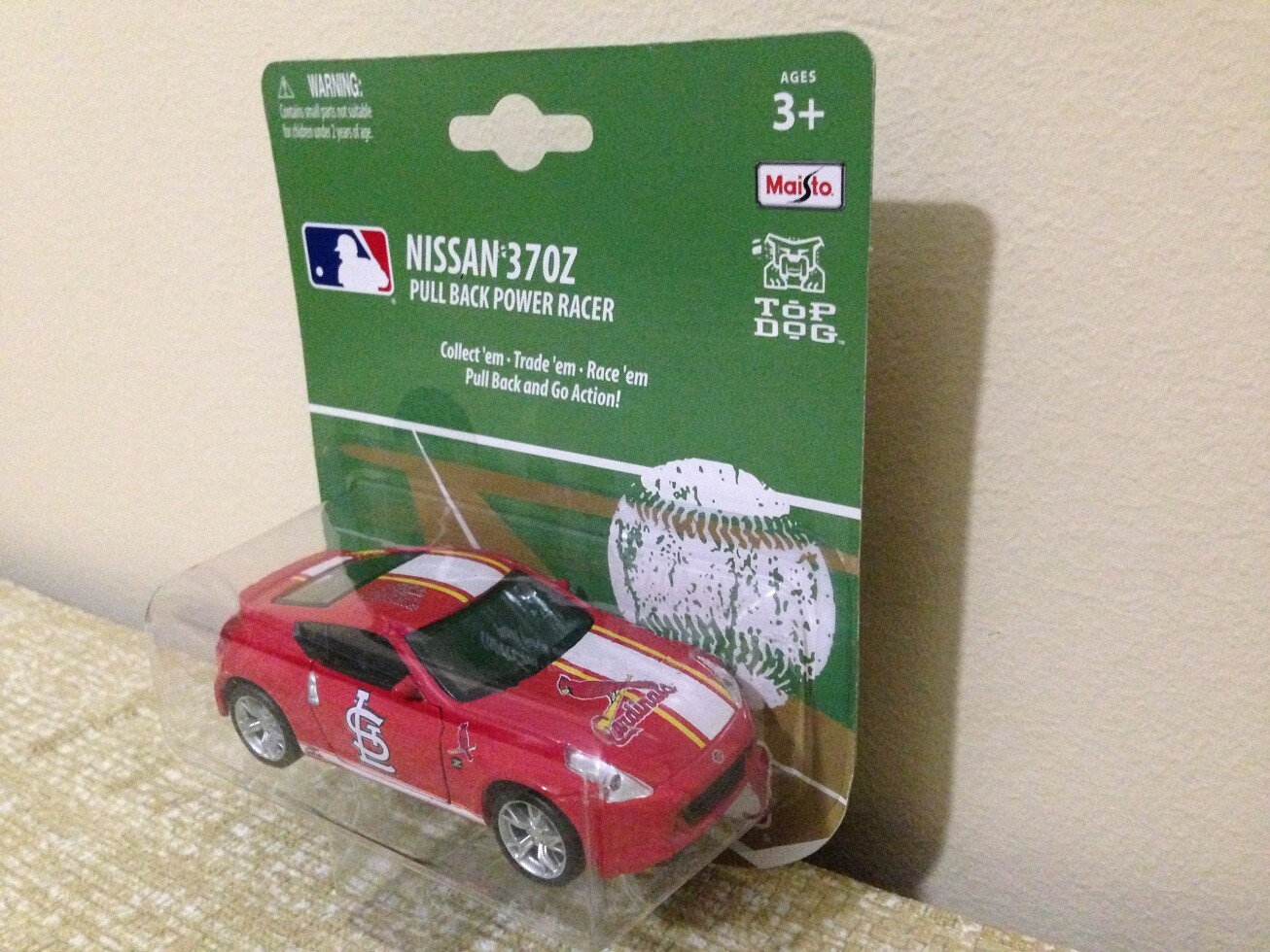 Maisto Nissan 370Z Pull Back Power Racer Car St Louis Cardinals MLB ...
