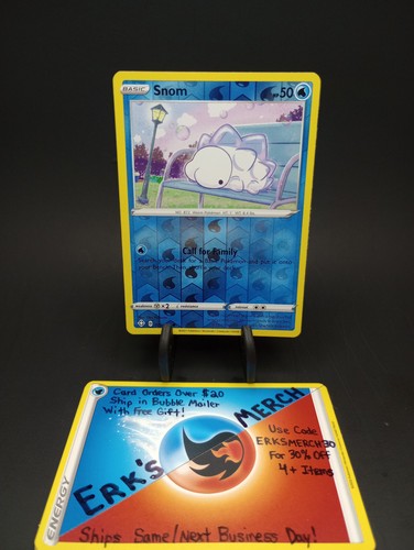 Snom 029/072 Shining Fates Reverse Holo Common Pokemon Card | eBay