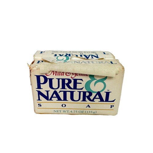 2 Vintage Rare New Pure & Natural Bath Soap Bar 4.75oz Sealed NOS Movie ...