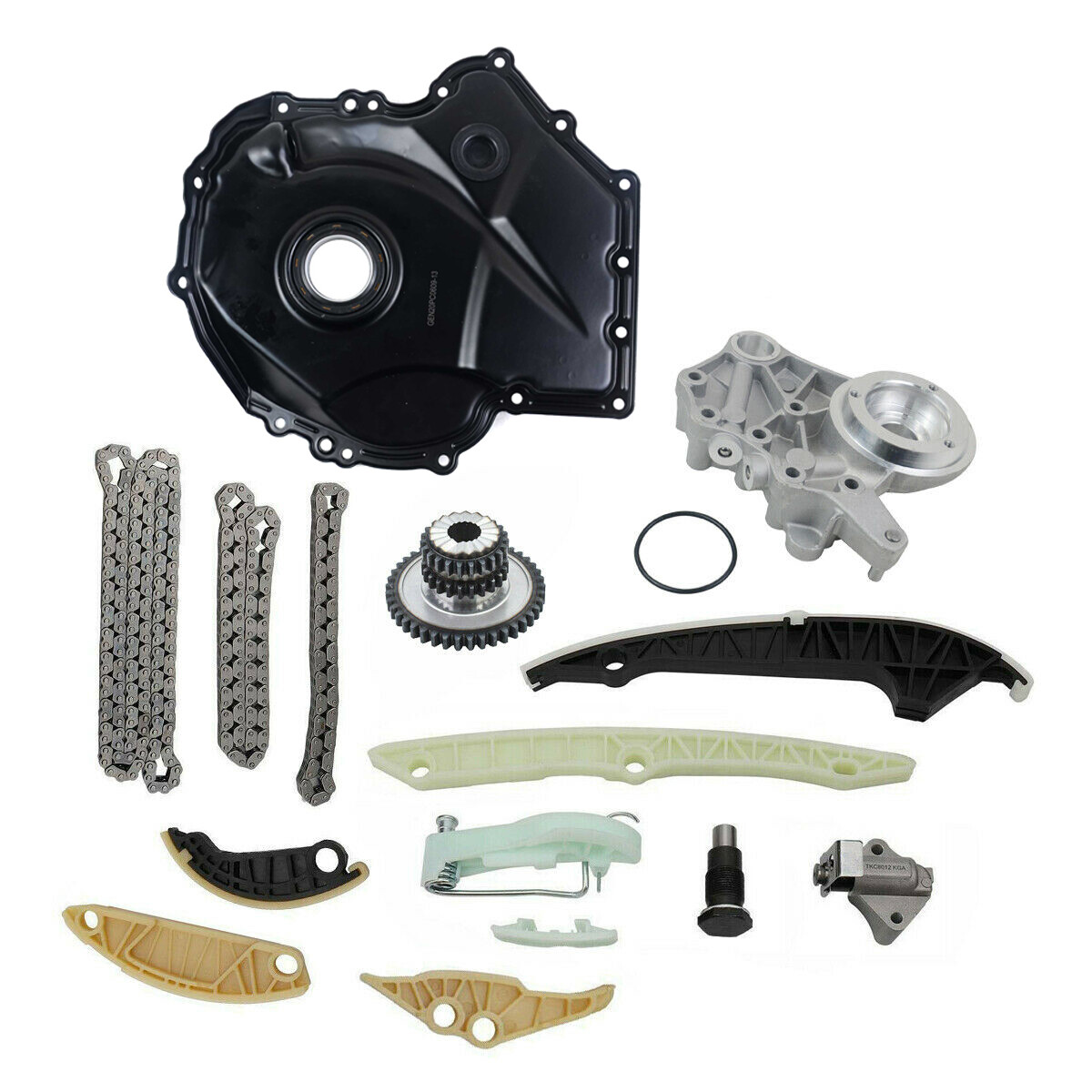 Engine Timing Chain & Cover Kit For Audi VW 1.8 2.0 TFSI TSI CAD CCT ...