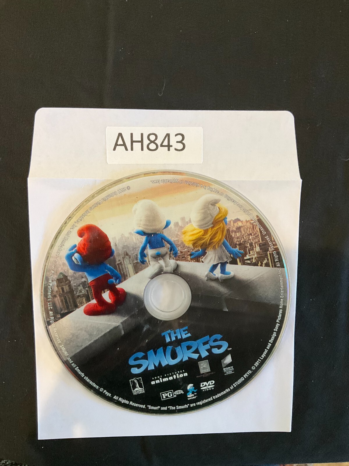 The Smurfs (DVD, 2011) Disc Only No Case #AH843 | eBay