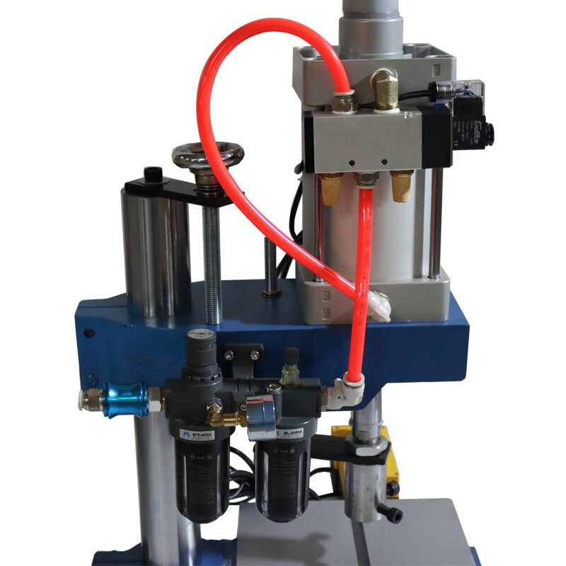 1763lbs Pneumatic Press Punch Machine 4" Stroke Single Acting Cylinder ...