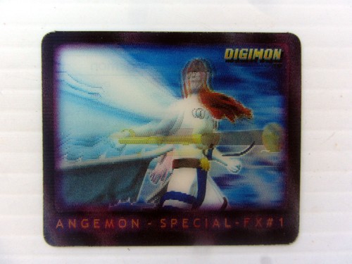 Digi-FX DIGIMON Digital Monsters ANGEMON SPECIAL-FX Lenticular 3D Card ...