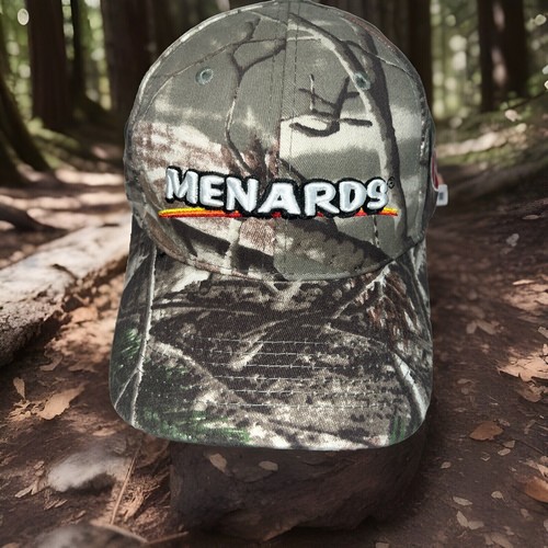 Menards Camouflage Greens/Browns Hat cap Hook Loop Rheem Logo & Ideal ...