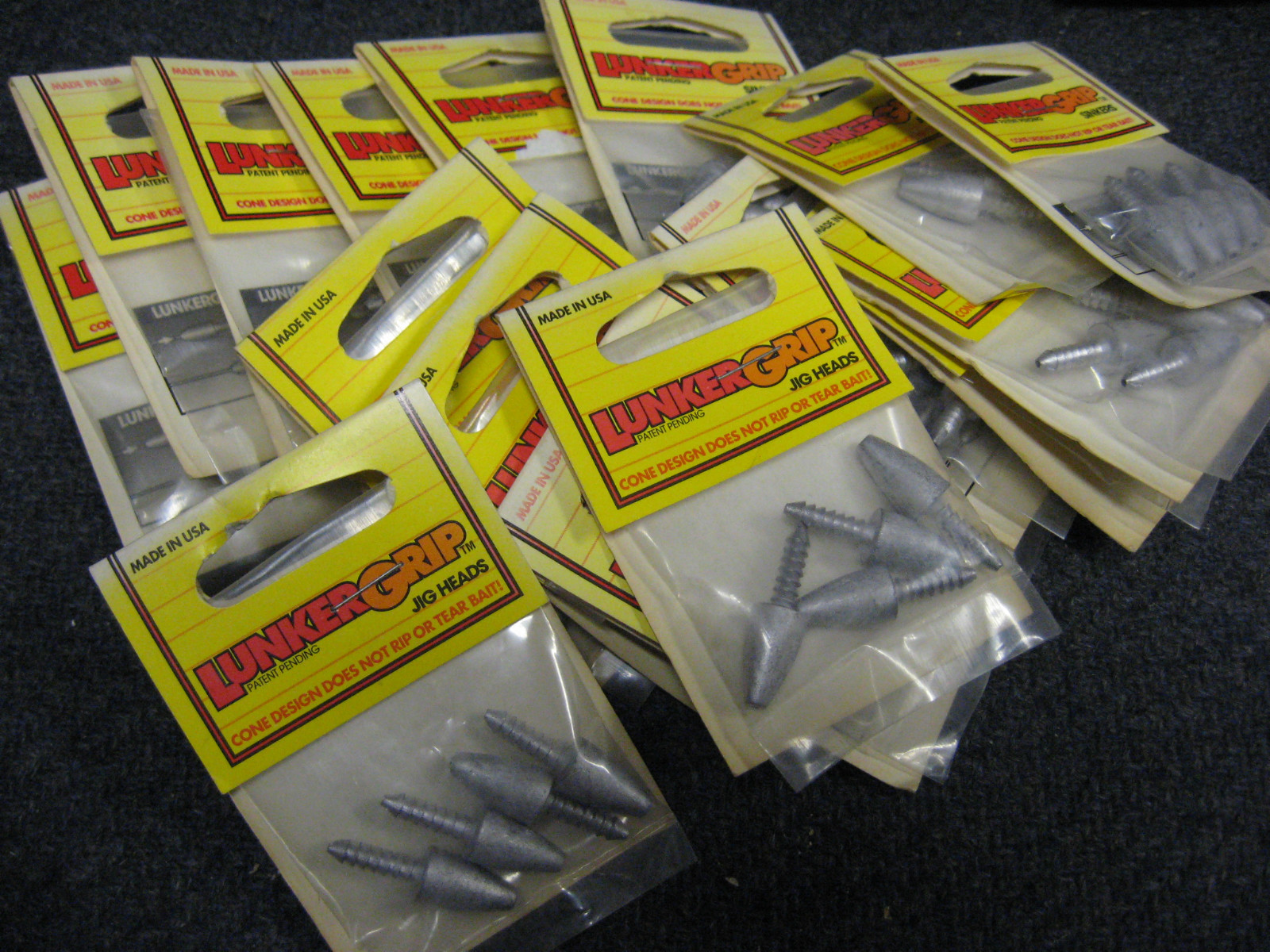 Lunker Grip LunkerGrip Worm Rigging Fishing Weights, 4 Per Pack, Bullet ...