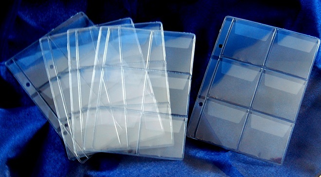 Pages for coin and holder album and dividers - BIG CHOOSE SLEEVES | eBay UK