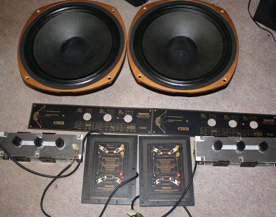 TANNOY TP3808 / K3808 15-inch Speaker Units Network Attenuator Pair ...