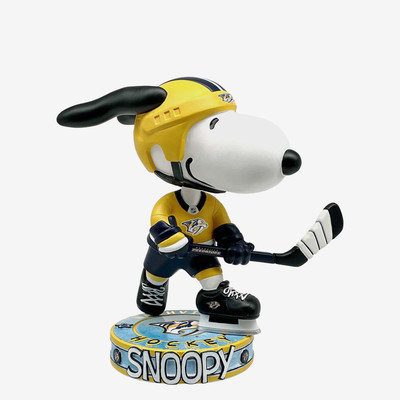 Snoopy Nashville Predators Peanuts Bighead Bobblehead NHL Hockey | eBay