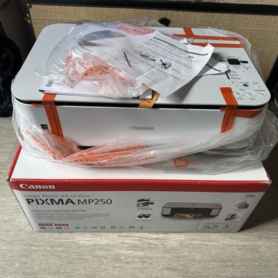 Canon PIXMA MP250 All-In-One Inkjet Printer Photo All in One Open Box ...