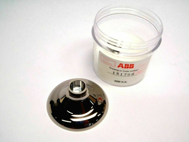 ABB 1N1798 Chrome Bell Cup D77 Robotic Paint Sprayer Head Cupbell 77mm ...