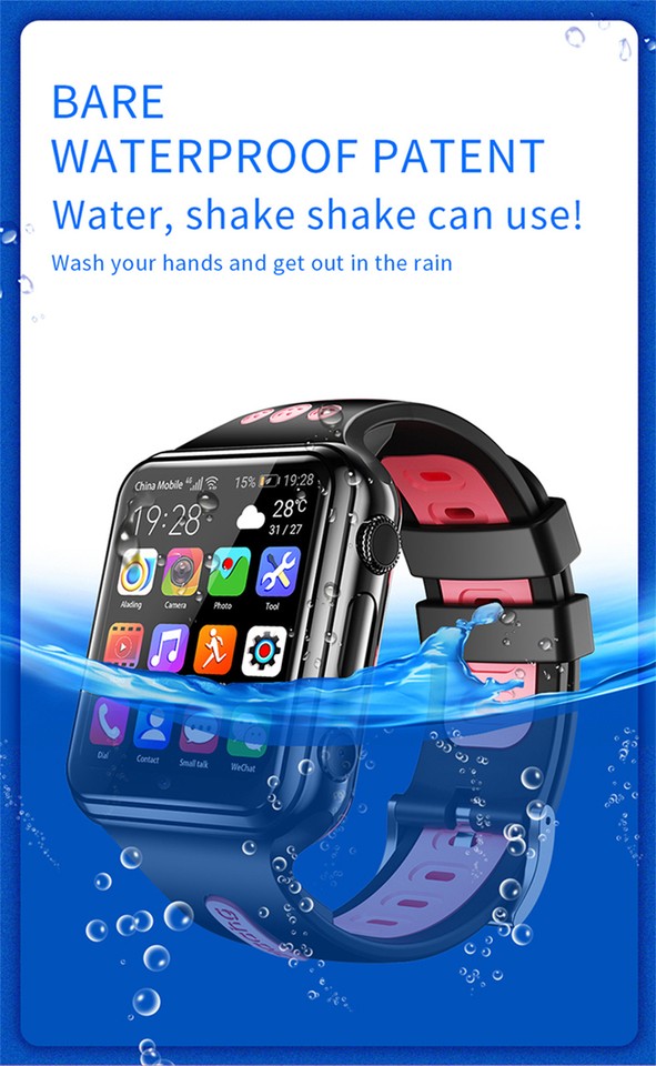 4G WIFI Smartwatches Smart Phone Watch Touch Screen for Kids Students ...