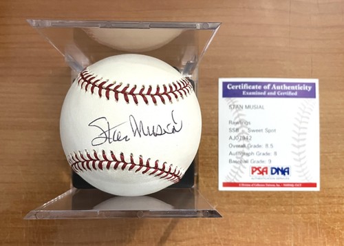 Stan Musial Autographed Baseball PSA DNA | eBay