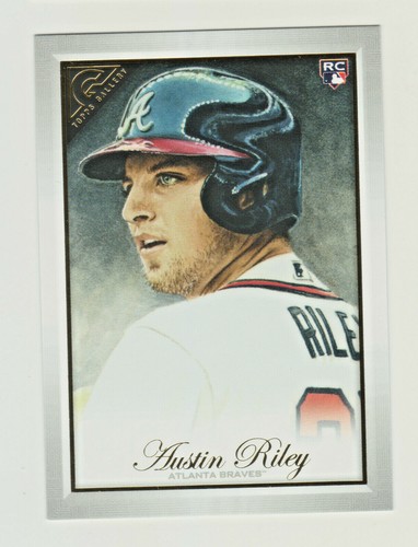 2019 Topps Gallery #5 AUSTIN RILEY RC Rookie Atlanta Braves QTY ...