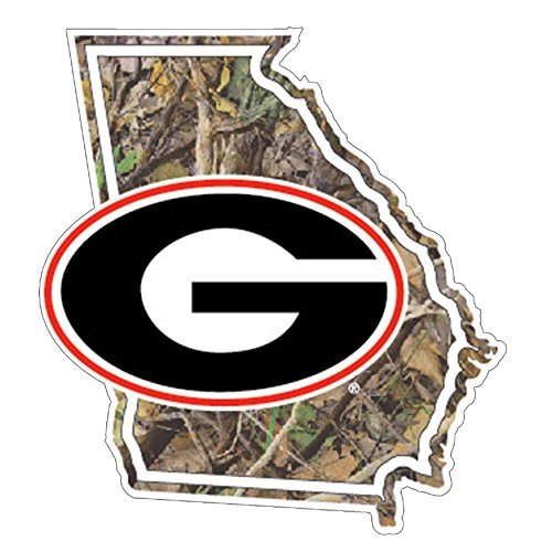 Georgia Bulldogs Camo Logo Georgia Bulldogs Mossy Oak Camo State Shape