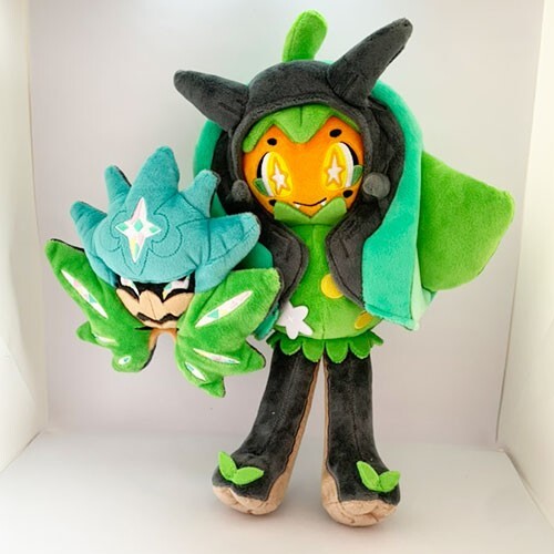 Pokemon Center Originaol Ogerpon Teal Mask Plush Toy Pokémon Stuffed ...