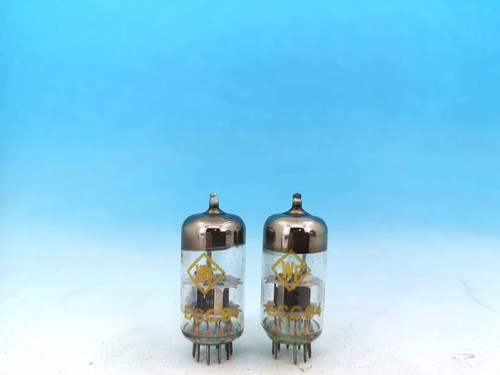 2 x ECC84 MATCHED RFT Funkwerk Erfurt Foil Disc Tubes 6CW7 6L16 | eBay