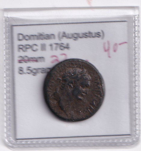 Nice Domitian (Augustus) Roman Empire RPC II 1764 Coin | eBay