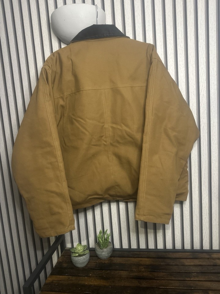 Carhartt Rework Detroit Bomber Jacket Brown, Size XL | eBay UK