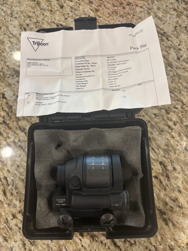Trijicon SRS02 Sealed Solar Reflex Sight w/LED | eBay