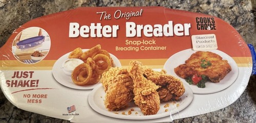 Cook's Choice Easy Shake Better Breader Batter Bowl- All-in-One NEW ...