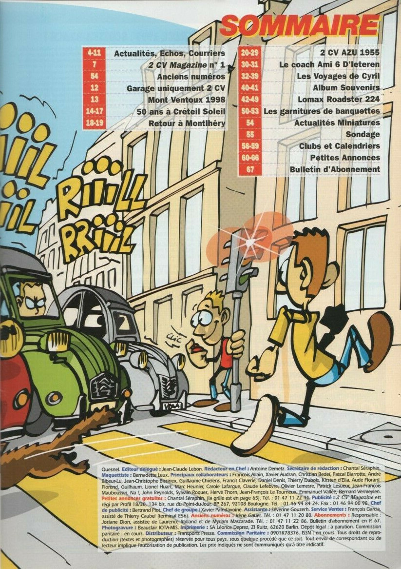 2CV MAGAZINE 7 LOMAX ROADSTER 224 CITROEN 2CV AZU 1955 COACH AMI 6 D ...