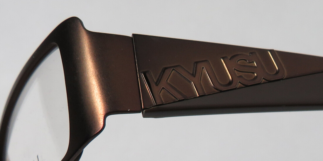 KYUSU 1001 BROWN LOGO GENUINE DISTINCT MODERN OPHTHALMIC DESIGNER HOT ...