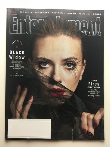 Entertainment Weekly Magazine April 2020 Marvel Black Widow Scarlett ...