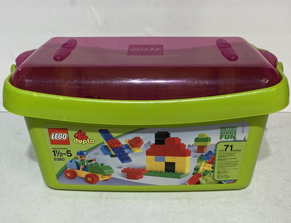 lego duplo 5380 green container 71 pcs preschool building toy | eBay