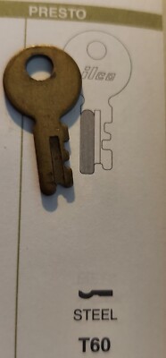 Presto T60 Steel Fitted Key | eBay