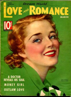 MAG: Dream World Love and Romance 3/1936-pin-up girl cover-Gloria ...